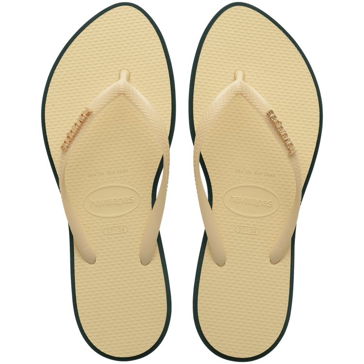 Pantanal Green Slim Point Flip Flops | HAVAIANAS